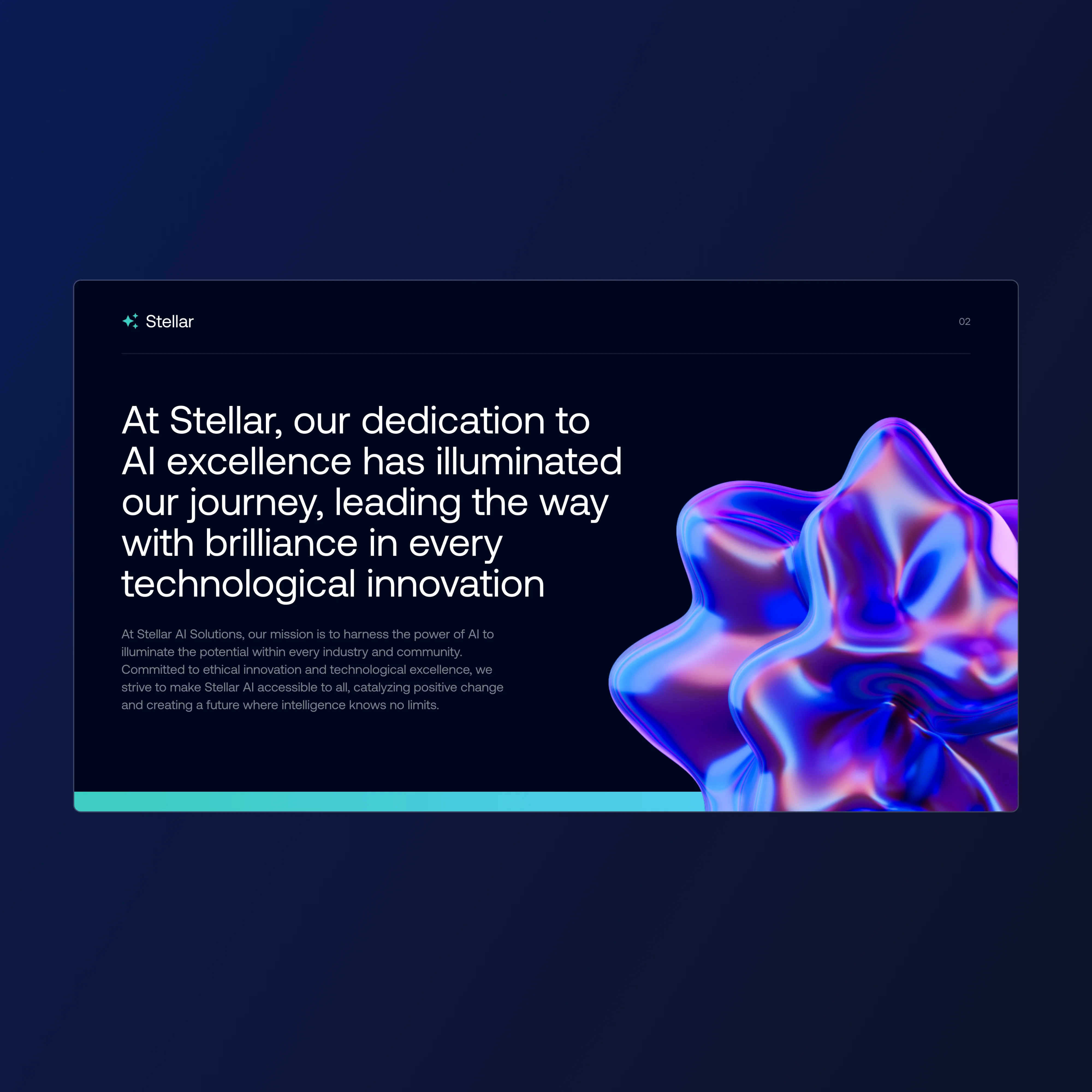 Stellar is a project by PowerViz. We Create Stunning Data Visualizations.